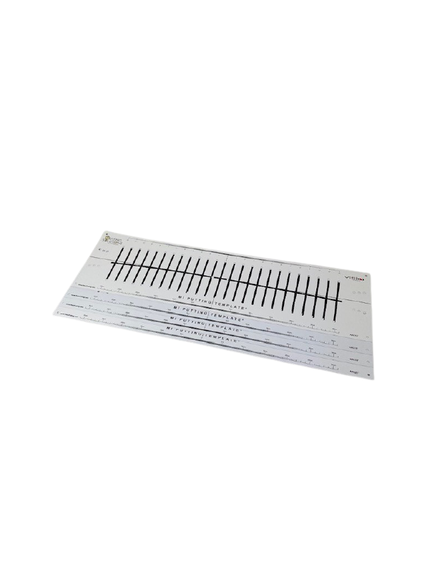 Putting template Visio - Entrainement golf putting maison