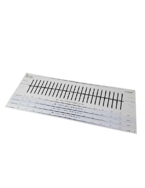 Putting template Visio - Entrainement golf putting maison