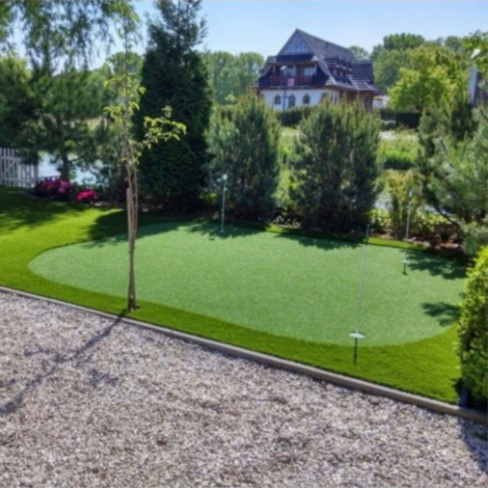 Green synthétique préfabriqué - Gazon synthétique pour green de golf ...