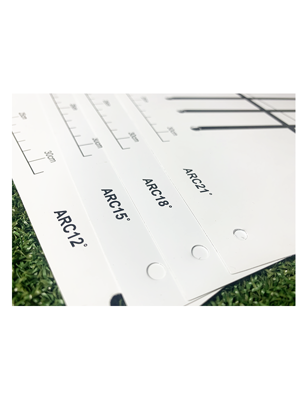 Putting template Visio - Entrainement golf putting maison