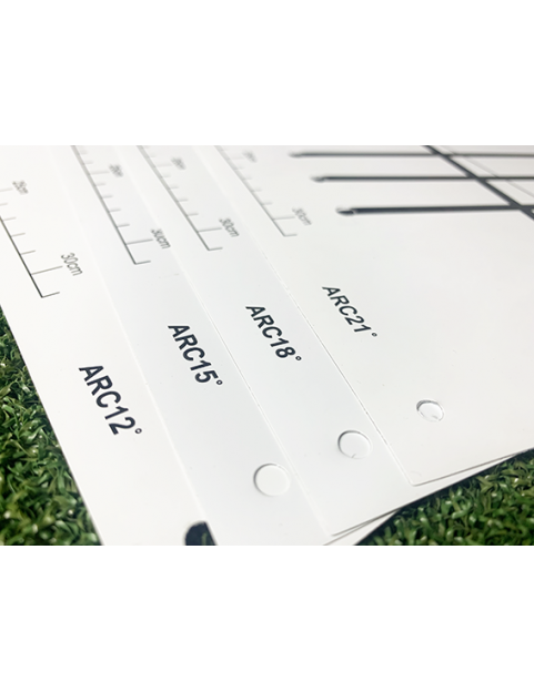Putting template Visio - Entrainement golf putting maison